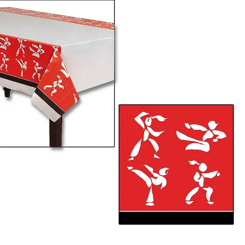 Martial Arts Tablecloth - Karate Tablecovers - Karate Themed Table Cover
