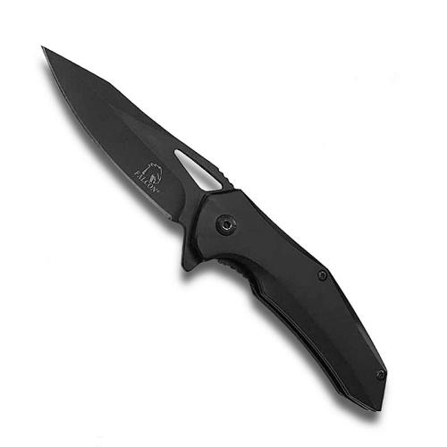 Midnight Assassin Pocket Knife - Compact Clip Point Folder - Mini ...