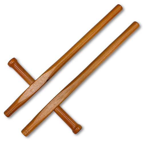 Natural Wood Tonfa - Wooden Oak Tonfas | KarateMart.com