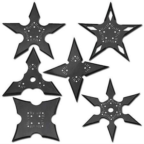 Nightshade Shuriken Set - Assassins Creed Throwing Stars - Video Game ...