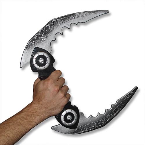 Ninja Action Blades - Spring Loaded Assassin Daggers - Dark Warrior Knives