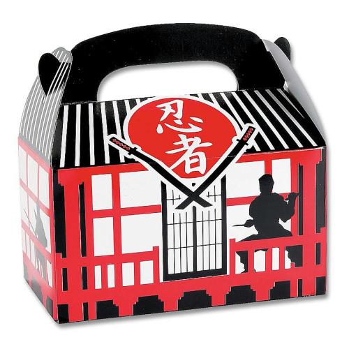 Ninja Party Favor Boxes - Ninja Birthday Treat Boxes | KarateMart.com