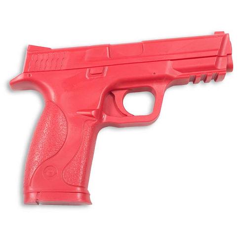 Red 9mm Rubber Handgun - Rubber Beretta Gun - Martial Arts Training Gun ...