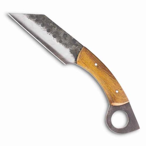 Ringed Seax Knife - Viking Sax Knives - Hammered Steel Scramasax ...