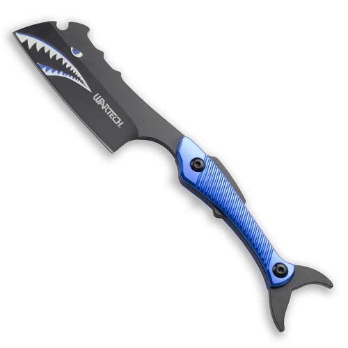 Shark Attack Cleaver - Field Cleaver Knife - Shark Tail Fixed Blades ...