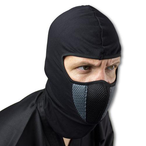 Smoke Ninja Mask - Gray and Black Ninja Mask - Ninja Costume ...