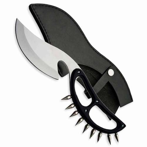 Spiked Combat Knuckle Knife - Night Slasher Weapon - Spiked Cobra ...