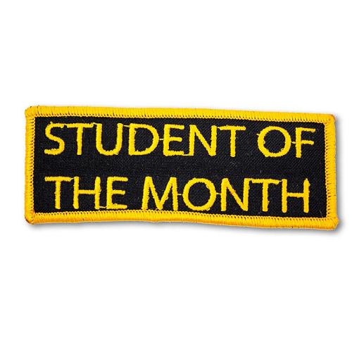 Plain Student of the Month Patch | KarateMart.com