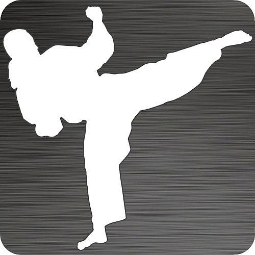 Taekwondo Girl Car Decal - Die-Cut Vinyl TKD Stickers - Vinyl Taekwondo ...