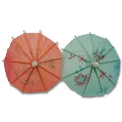 Assorted Parasol Picks - Parasol Pick - Umbrella Toothpicks