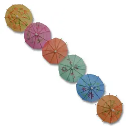 Assorted Parasol Picks - Parasol Pick - Umbrella Toothpicks