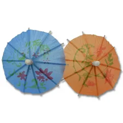 Assorted Parasol Picks - Parasol Pick - Umbrella Toothpicks