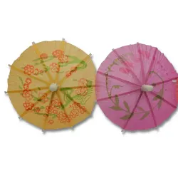 Assorted Parasol Picks - Parasol Pick - Umbrella Toothpicks